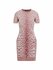Платье Roberto Cavalli Leopard-print dress, размер 40, коралловый/розовый