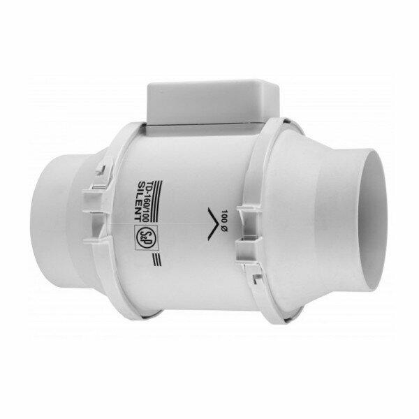 Канальный вентилятор Soler & Palau TD-160/100 NT SILENT белый 100 мм