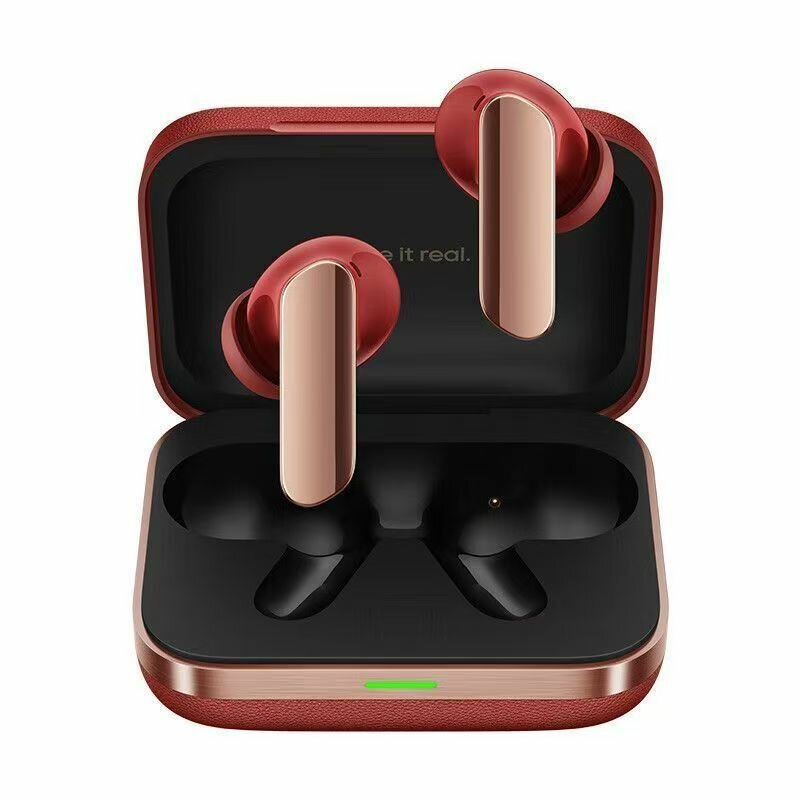 Readme Наушники беспроводные с микрофоном real me Bus Air 7 Pro, Bluetooth, USB Type-C, Пылающий красный