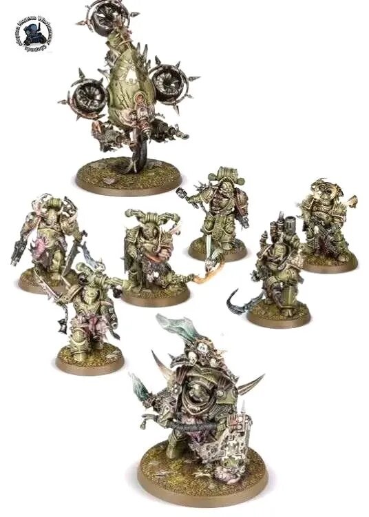 Набор Гвардия Смерти из Dark Imperium / Death Guard Dark Imperium Half, Warhammer 40k (Смола, Литье)