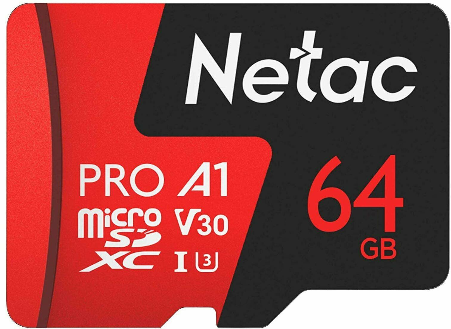 Носитель информации P500 Extreme PRO 64GB MicroSDXC V30/A1/C10 up to 100MB/s, retail pack with SD Adapter P500 Extreme PRO 64GB MicroSDXC V30/A1/C10 up to 100MB/s, retail pack with SD Adapter