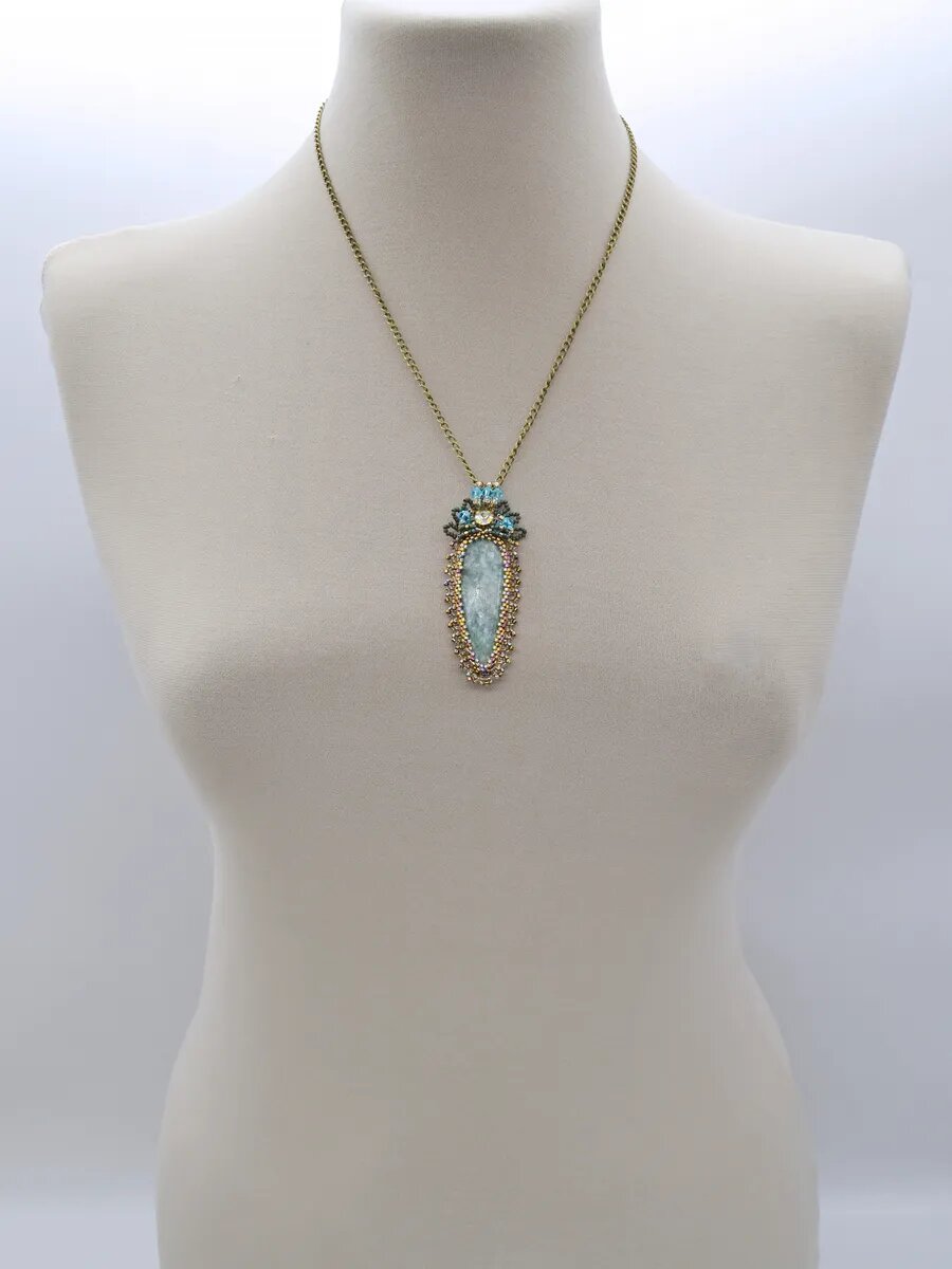 Колье, кристаллы Swarovski