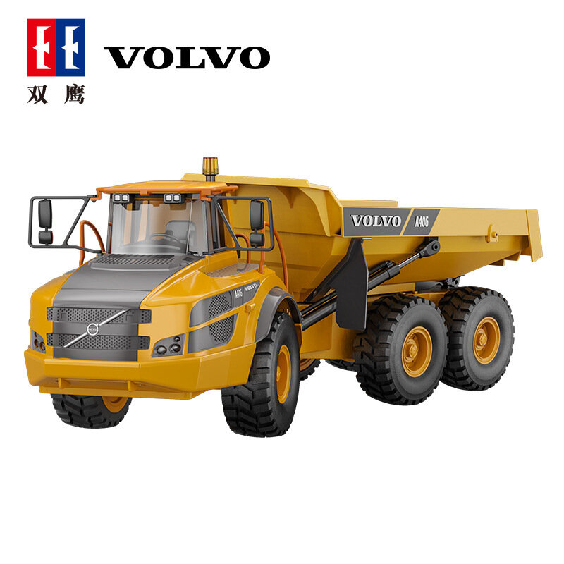Double Eagle Volvo E591 шарнирно-сочлененный самосвал с дистанционным управлением самосвал инженерный автомобиль мальчик электрический игрушечный автомобиль грузовик