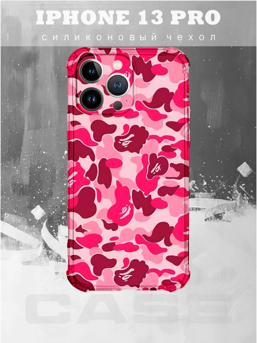 Чехол на IPHONE 13 PRO с принтом bape