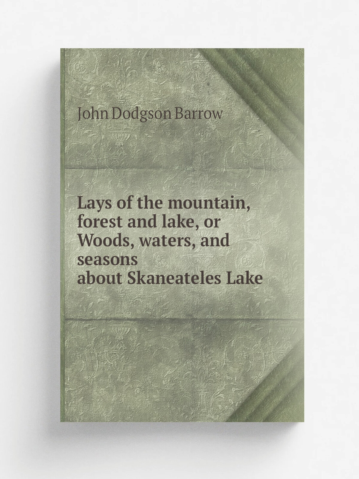 Lays of the mountain, forest and lake, or Woods, waters, and seasons about Skaneateles Lake
