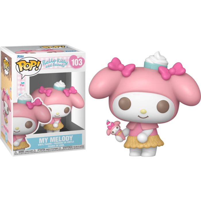 Подлинная фигурка Funko POP виниловая коллекционная кукла Май Мелоди Санрио персонаж 10 см высота игрушка