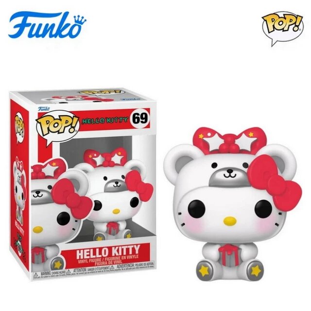 Hello Kitty Медвежонок-полярник Лимитированная серия Funko Pop Виниловая фигурка