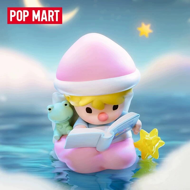 Pop Mart Little Sweet Bean Сказка На Сон Ключка 7 см Высота, Детская Ночная Коллекционная