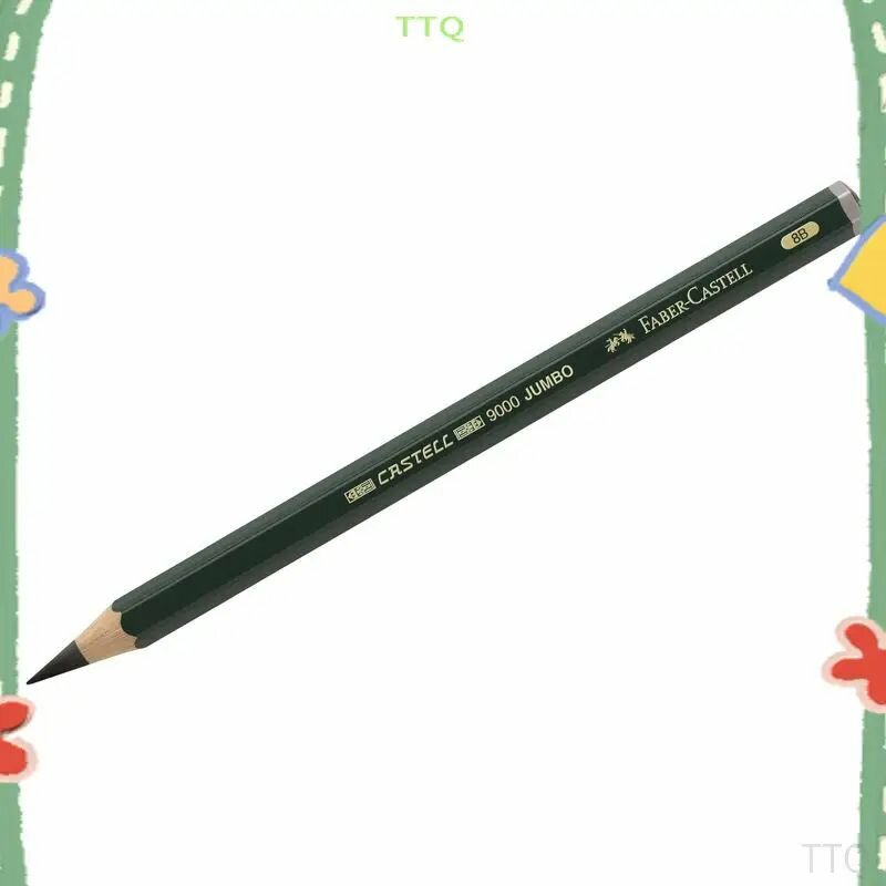 Faber-Castell Карандаш, твердость: 8B (8 Мягкий), толщина: 5.3 мм, 1 шт. 8B мягкий карандаш 5.3 мм