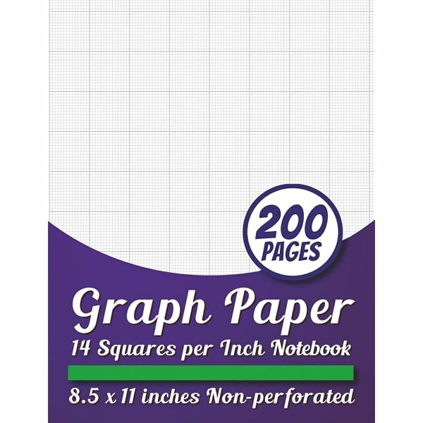 Graph Paper 14 Squares Per Inch Notebook: 14 Count Graph Paper For Cross Stitch, Embroidery Designs, Patterns And Needlework，Reprinted paperback book