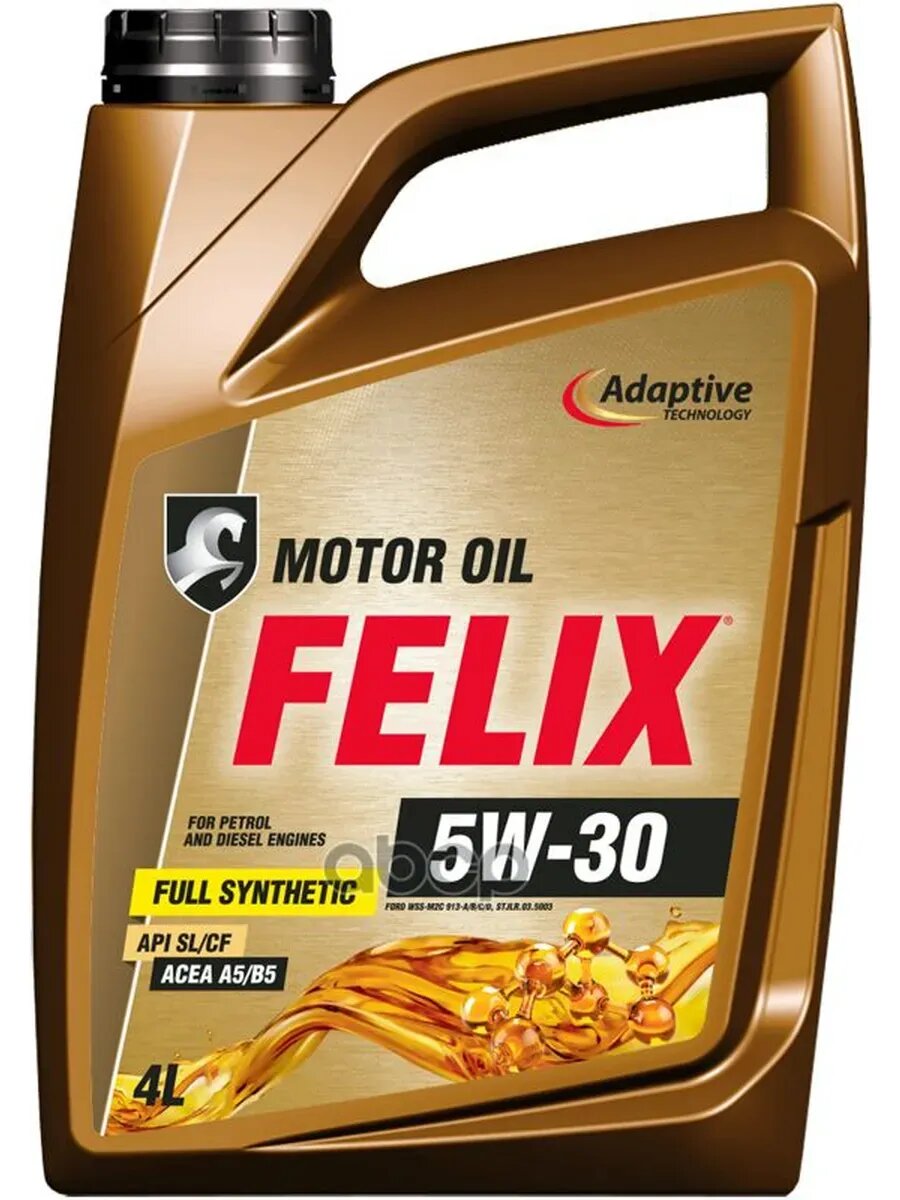Felix Моторное! Синт Api Sl/Cf, Acea A5/B5