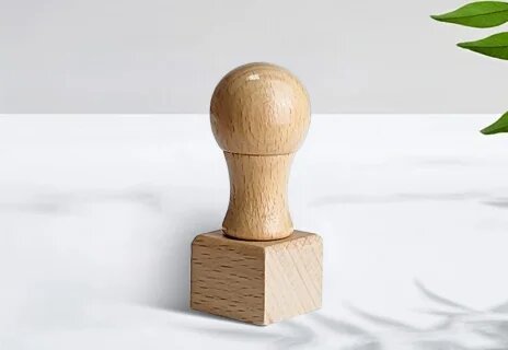 Деревянный штамп 25x25mm