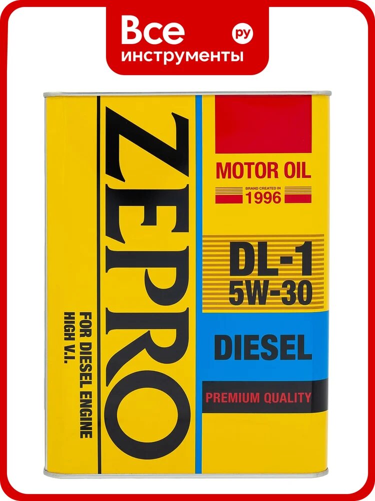 Масло моторное ZEPRO 5W-30 DIESEL DL-1 ACEA C2-08 (4л х 6) 2156-004-0