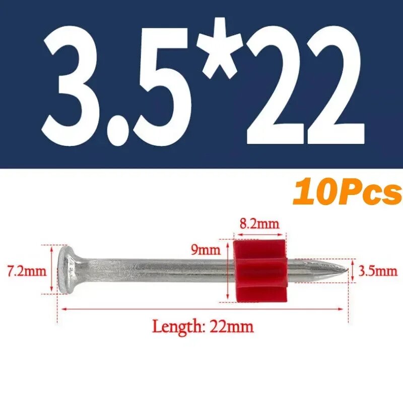 Гвозди из закаленной стали M3.5 22-52 мм M3.5x22mm(10Pcs)