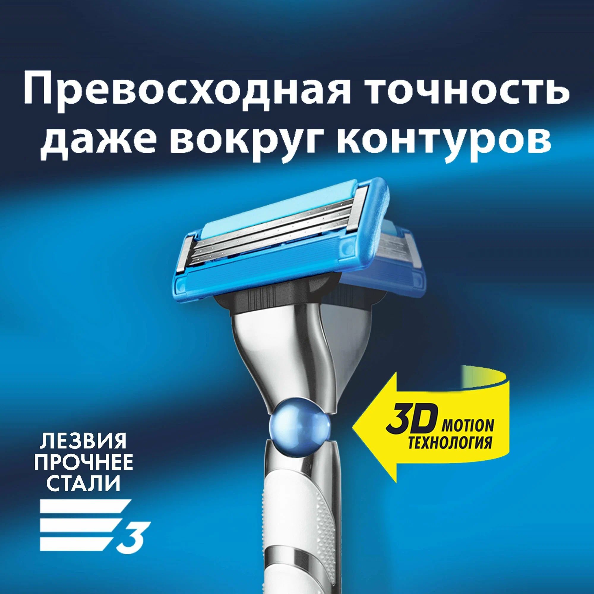 Набор подарочный мужской в коробке бритва, 1 сменная кассета + гель для бритья, 200мл