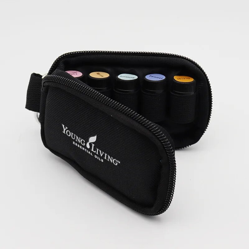 Сумка для эфирных масел Young Living, 5 ячеек, черный