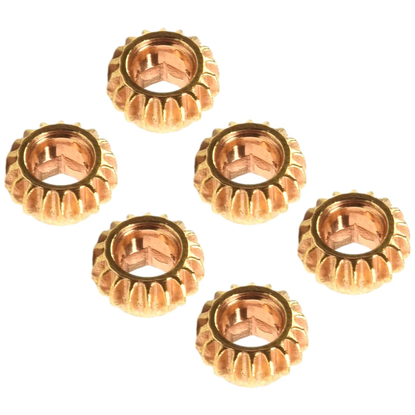 6 шт. гитарных тюнеров MEROCA, цвет Golden
