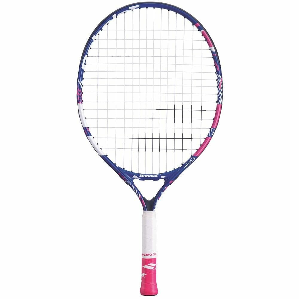 DECATHLON теннисная ракетка для детей Babolat B Fly Junior 21, небесно-голубой, розовый, белый, размер 21 дюйм