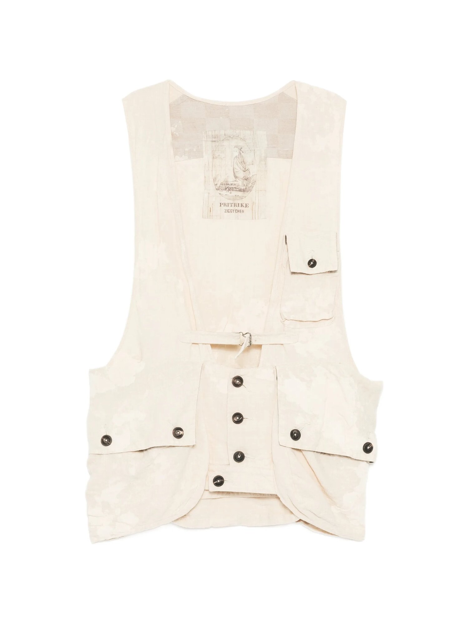 Жилет Belted multi-pocket gilets