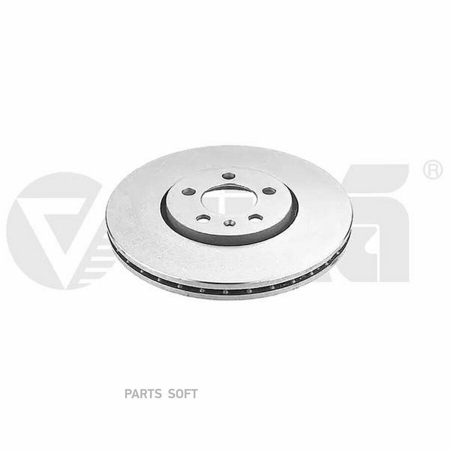Торм. диск пер. вент.[288x25] 5 отв. VIKA 66150022201 AUDI A3, SKODA Fabia I/II/Octavia I/Rapid, VW Golf 4/Bora/Polo V/Sedan 96->