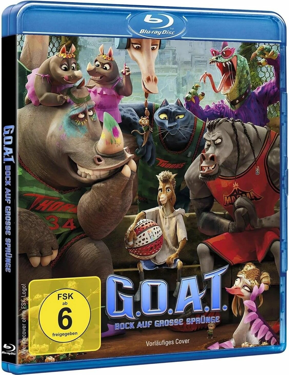 GOAT: Мечтай по-крупному (новинка 2026) Blu-ray диск мультфильм комедия приключения семейный