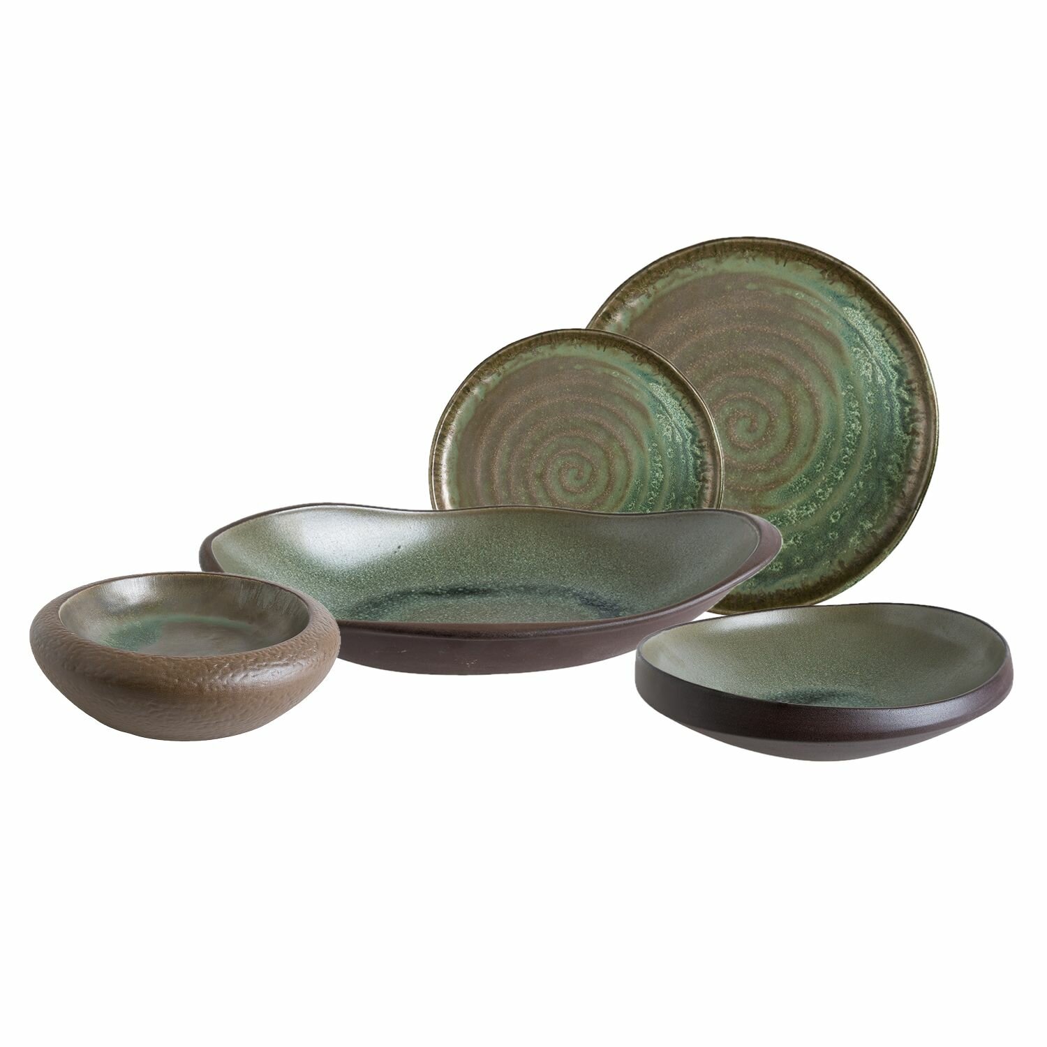 Столовый сервиз Bonna Lagoon Olive premium porcelain dinner set BON64416