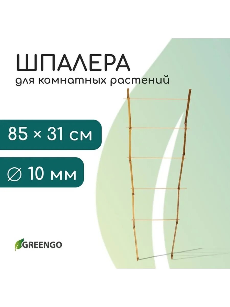 Эко-стильная опора для растений из бамбука