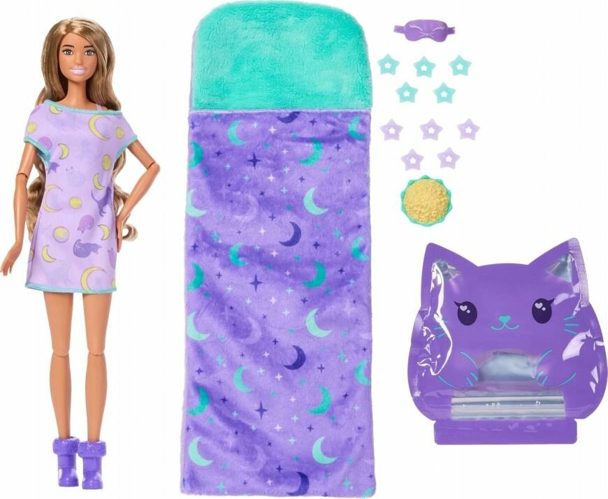 Игровой набор Mattel Barbie - Пижамная вечеринка с Барби - JMR90