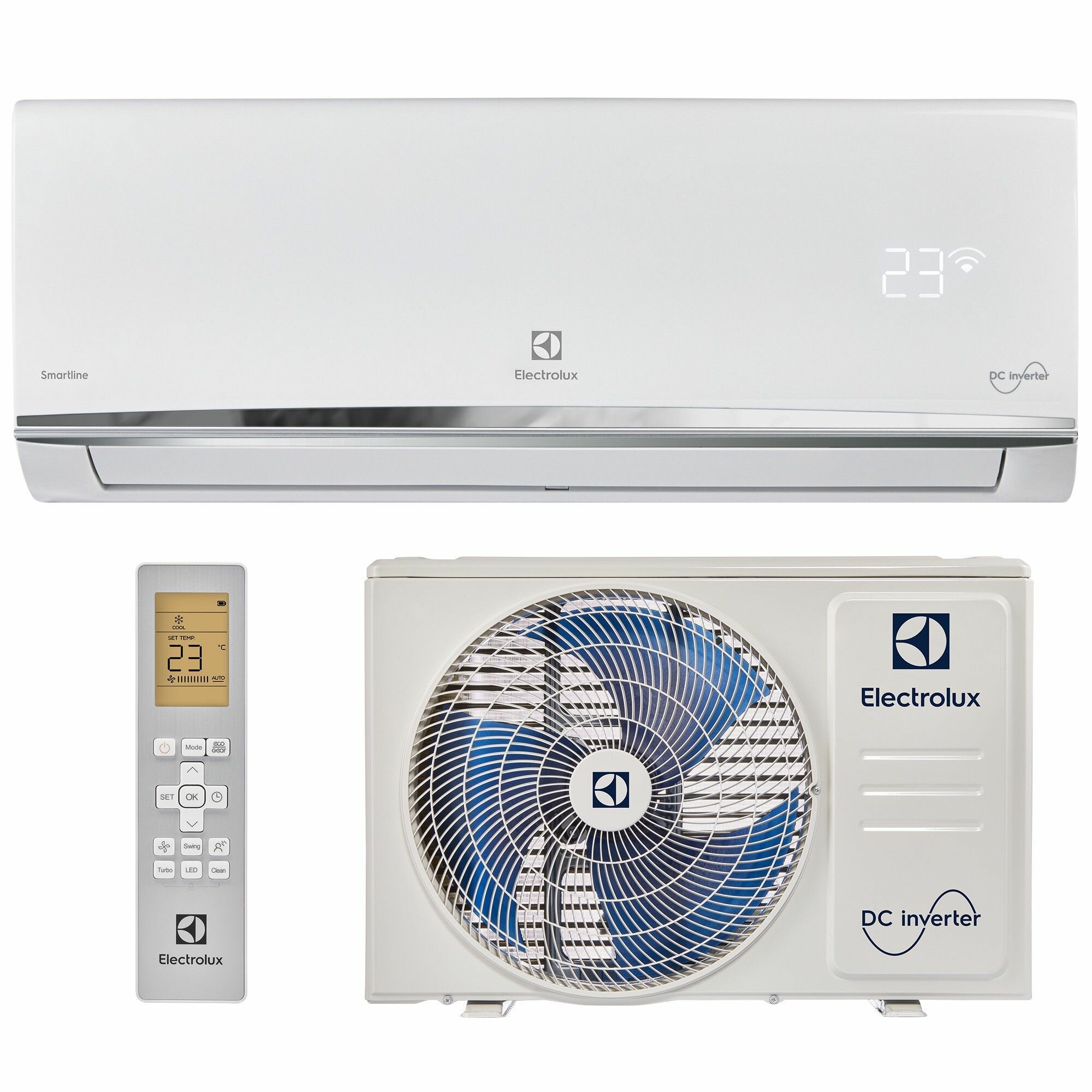 Сплит-система Electrolux Smartline DC Inverter EACS/I-07HSM/N8_V3, белый — фото 1