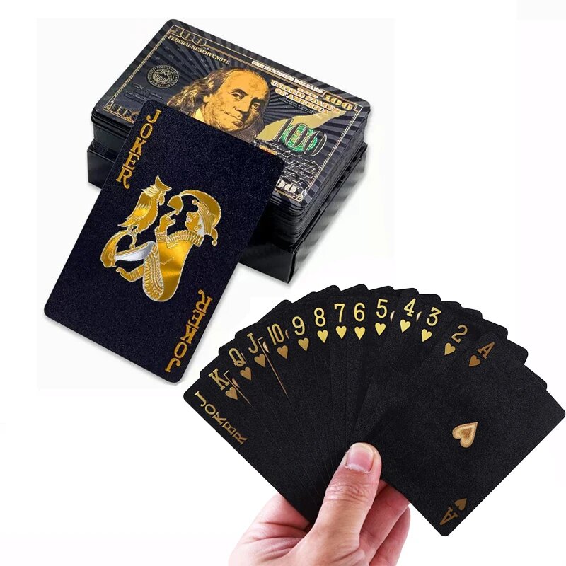 Игральные карты Dmagic, черный доллар