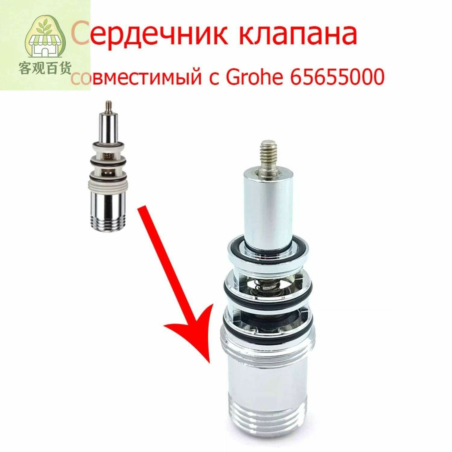 Сердечник клапана Grohe 65655000, совместимый, для сантехники, вентиль