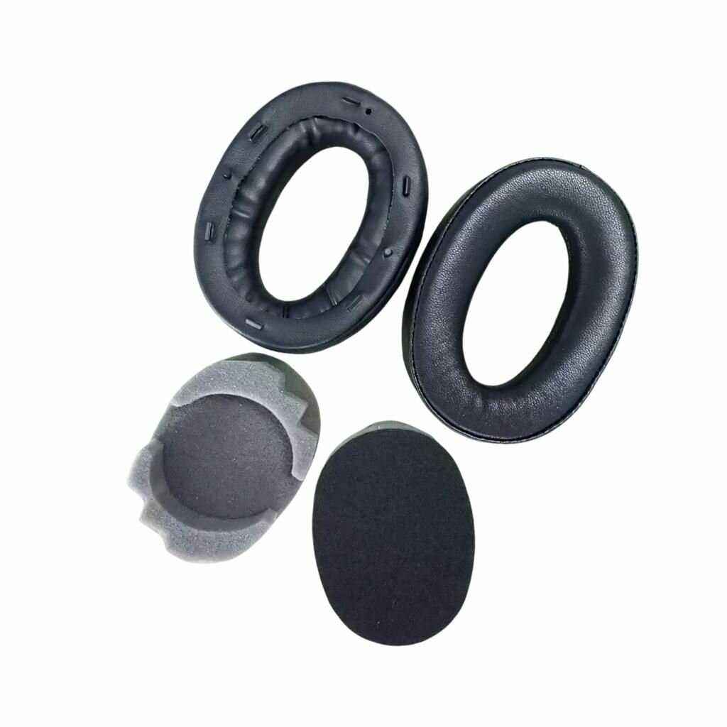 Подходит для наушников SONY Sony MDR 1000X в чехле из овечьей кожи-черный