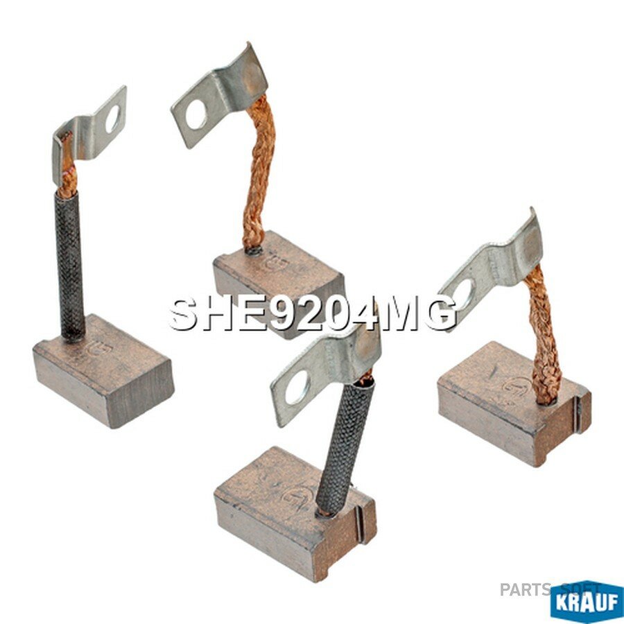 Щетки стартера от официального дистрибьютора, KRAUF, артикул SHE9204MG