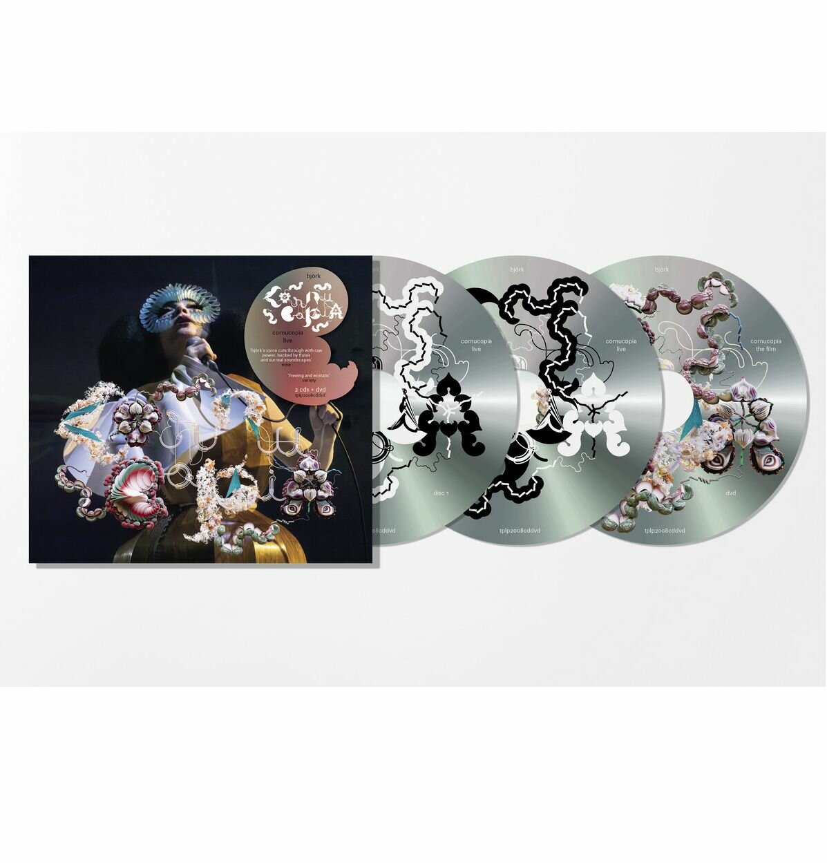Bjork. Cornucopia Live (2CD+DVD Digi/+8-стр буклет) — фото 1