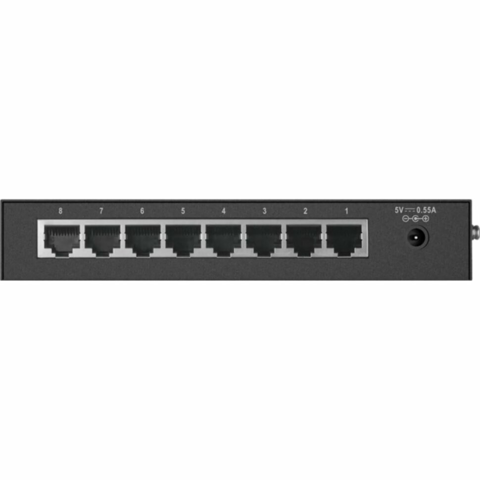 Коммутатор D-Link DES-1008D/L2B 8 портов 10/100Base-TX неуправляемый, 2292089