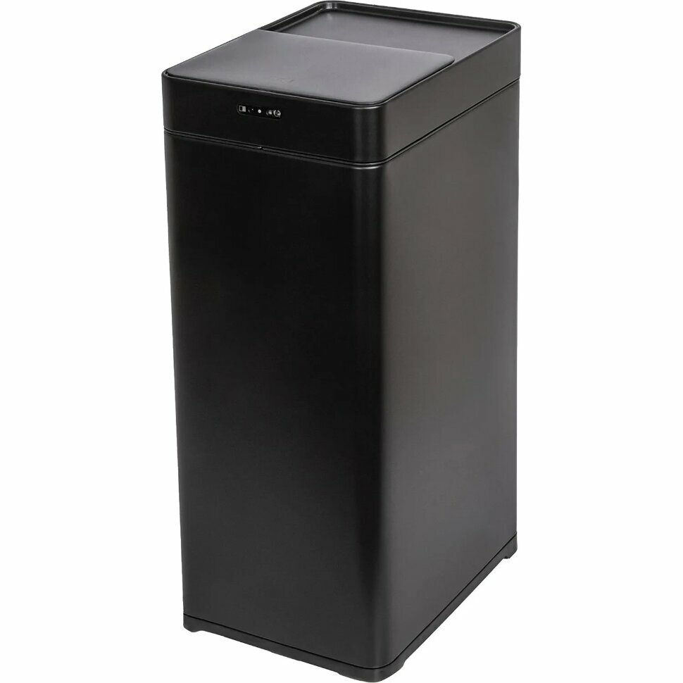Ведро мусорное сенсорное черное 30л _JVC JB0301B, 2445517