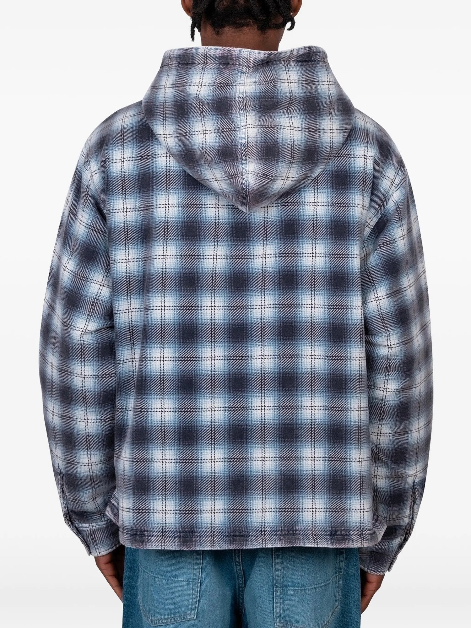 Куртка Stussy Checkered zip-up jacket, размер 50 — фото 1