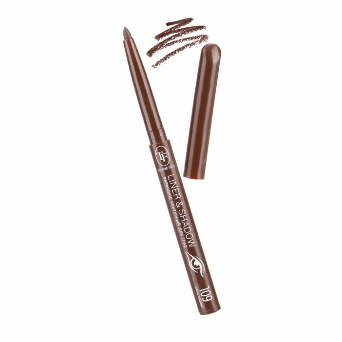 TF Cosmetics Карандаш для глаз Liner & Shadow, тон 109 темно-коричневый