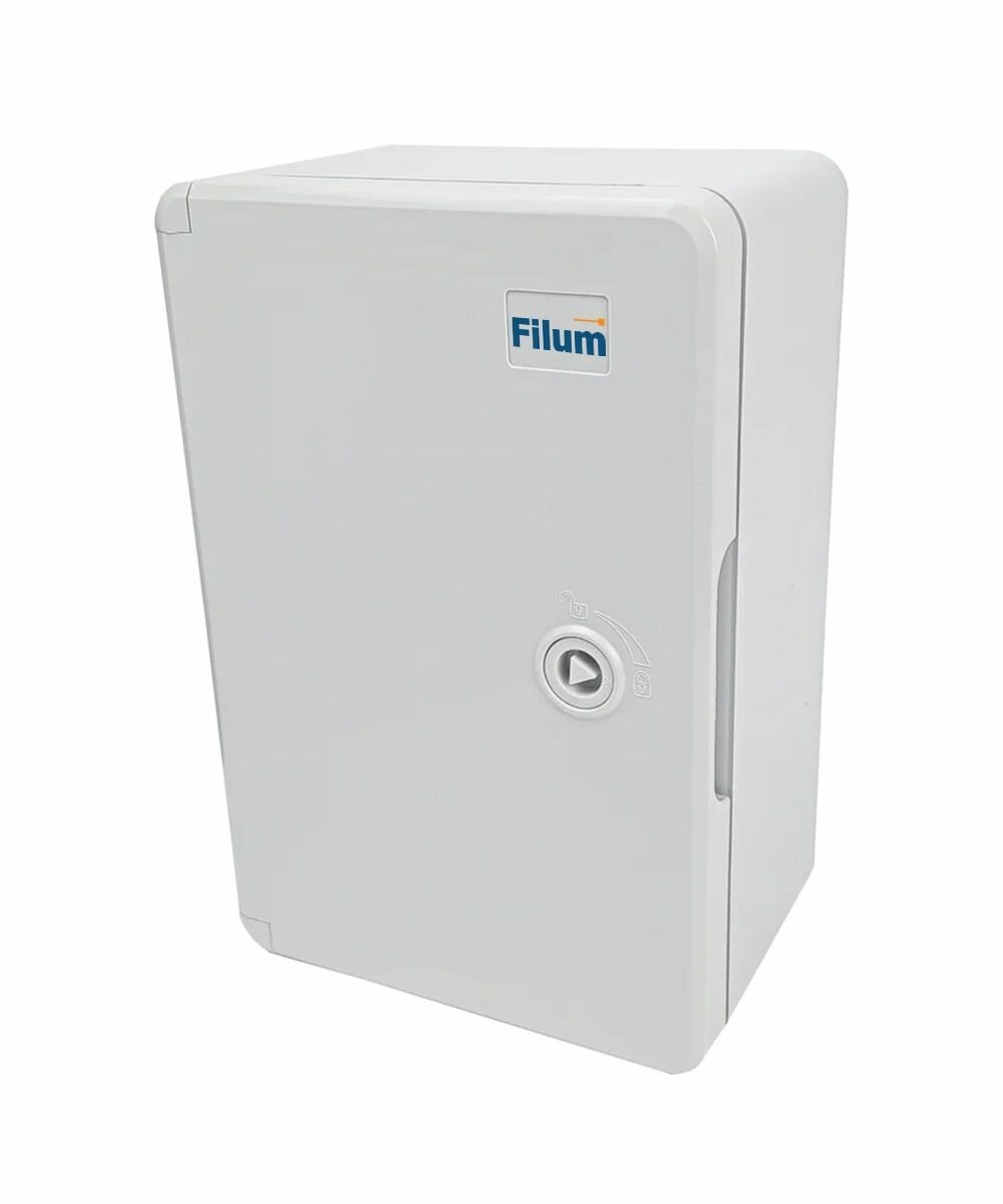 Корпус пластиковый ЩМПп Filum FL-CP-302013-65 (ВхШхГ): 300х200х130 мм, УХЛ1, IP65, непрозрачная дверь