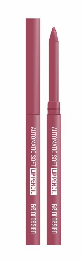 Belor Design Механический контурный карандаш для губ Automatic soft lip pencil, Тон 207 Cherry