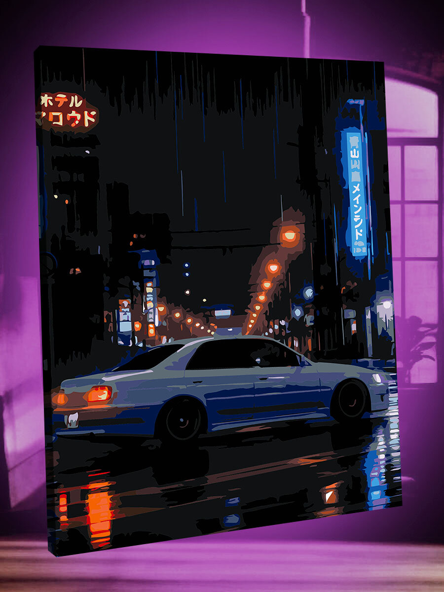 Картина по номерам Toyota Chaser JZX100