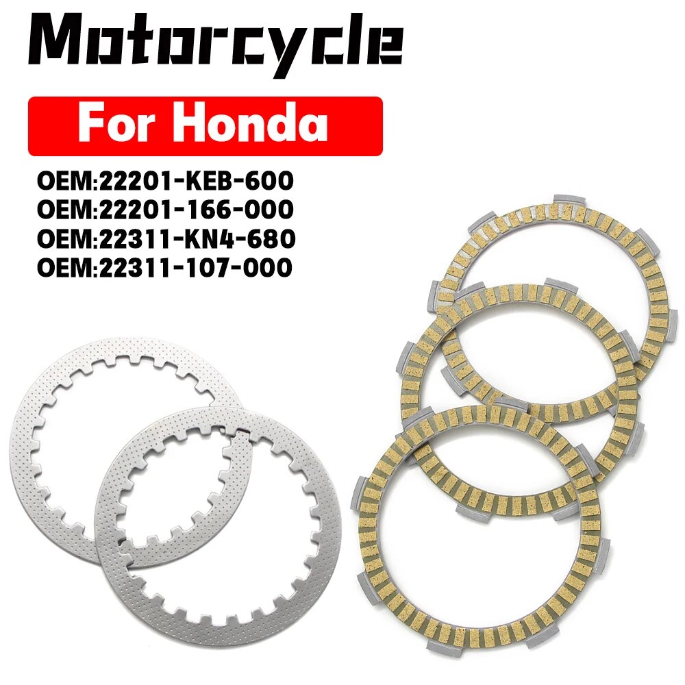 Фрикционная пластина сцепления для мотоциклов Honda CB50J MT50 CRF80F MB5 XL75 XL80S XR75 XR80 XR80R MB50 MBX50 NSR50 TLM50F 1/2 Ape-AC16