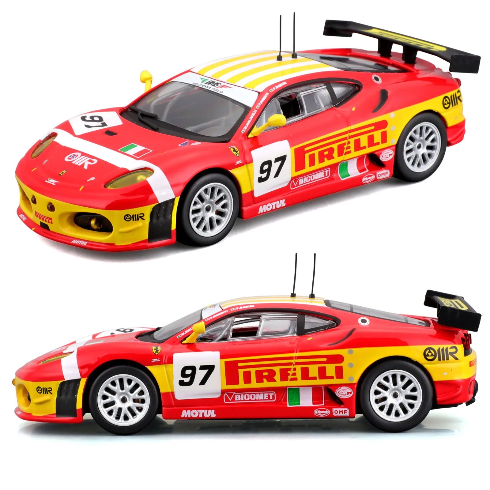 Bburago Ferrari 499P 2022 металлическая модель автомобиля 2008 F430 GTC