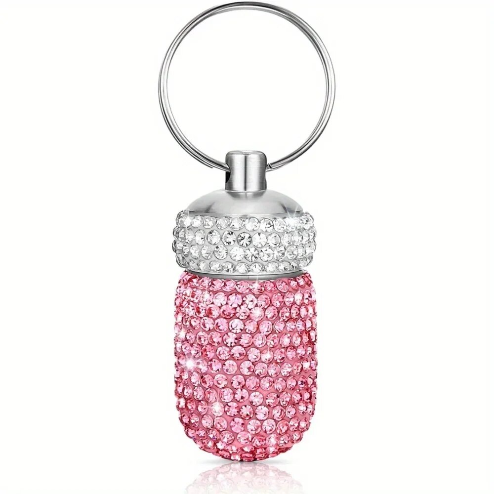 Таблетница с брелком, Pink