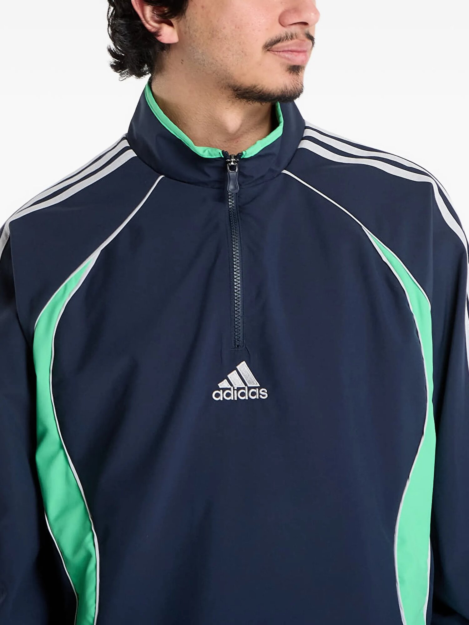 Свитер adidas Teamgeist half-zip sweater, размер 2XL, , blue — фото 1