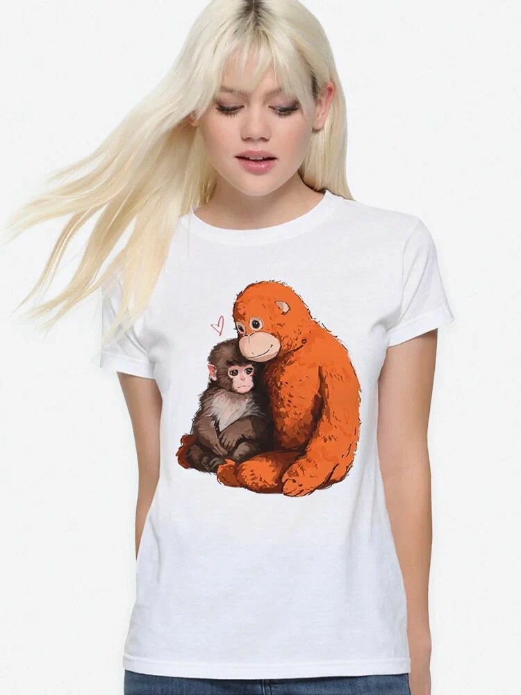 Футболка DreamShirts Studio Обезьяна Панч / Женская