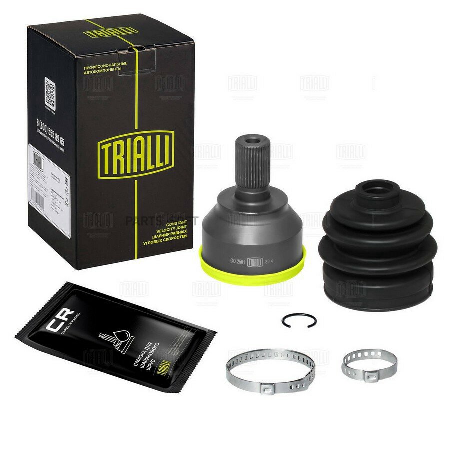 TRIALLI GO-2501 ШРУС для а/м Mazda 3 (03-) 1.6i/2.0i MT (наруж.) (GO 2501)