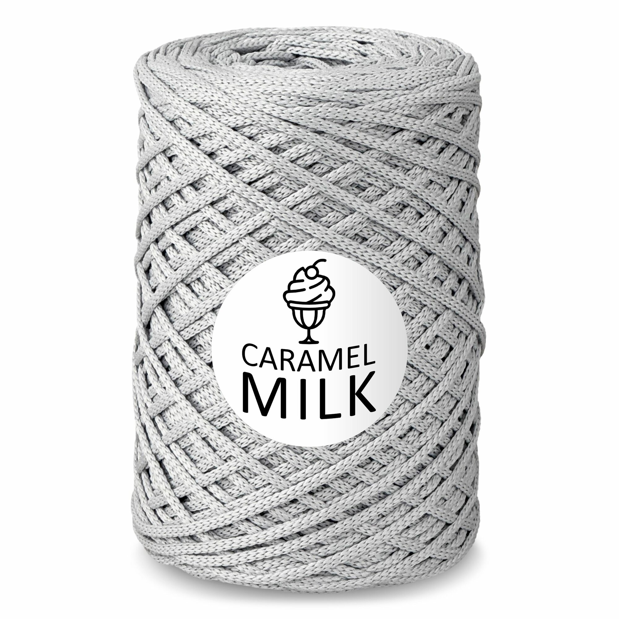 Нежнейший полиэфирный шнур Сaramel MILK 3 мм. 150 м.