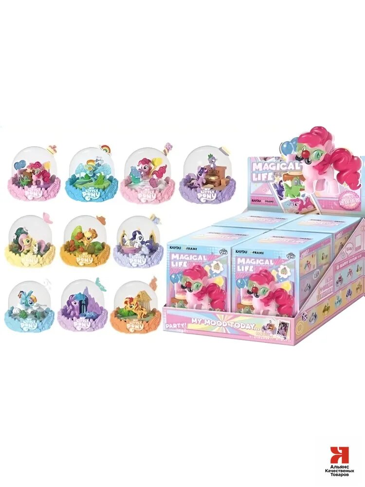 Слепая коробка с мини-сценами My Little Pony, пластик, 1 шт.
