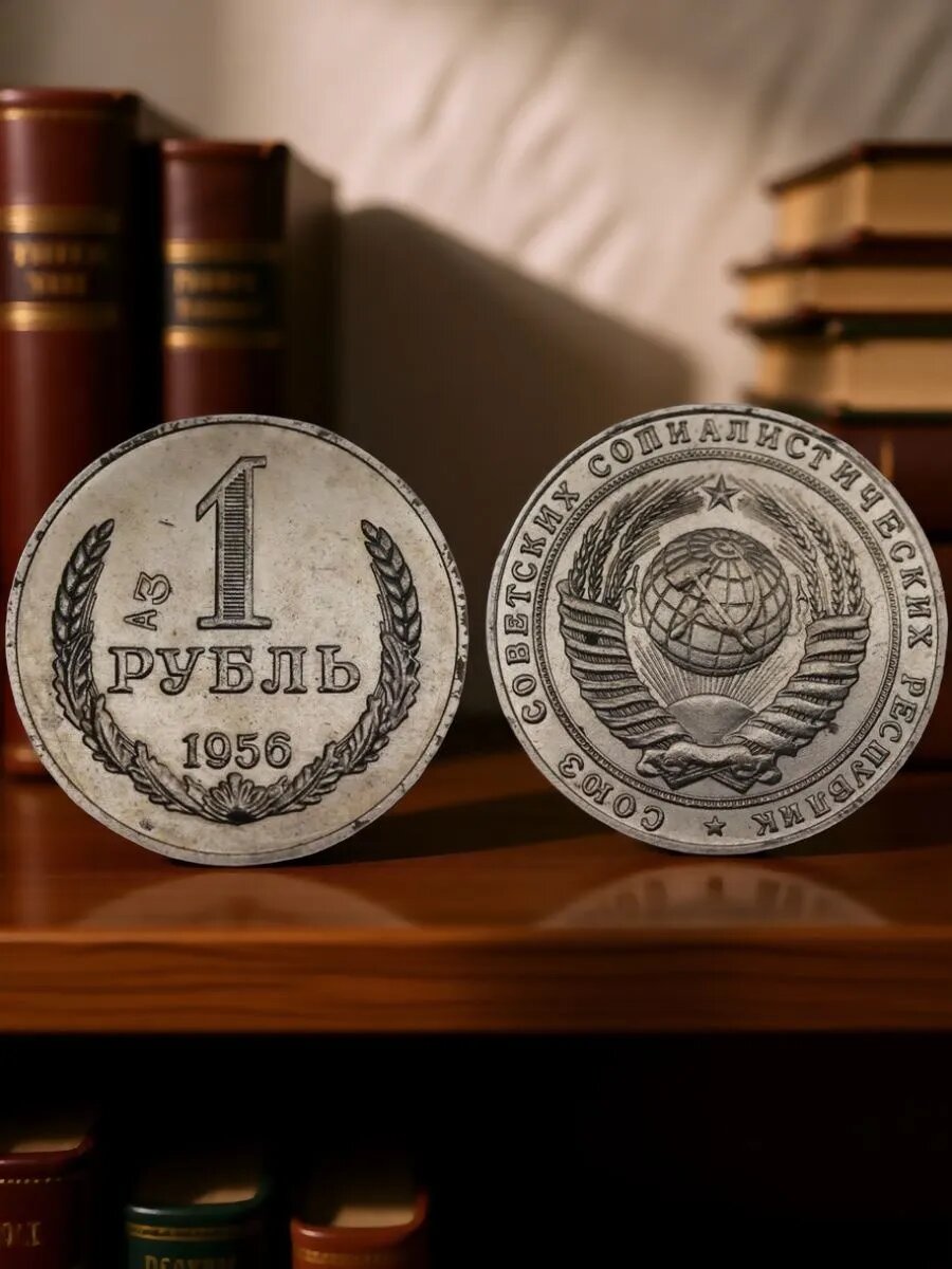1 рубль 1956 года СССР Клеймо А3. Советский Союз. Годовик